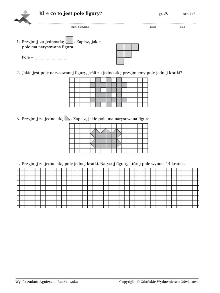 Pole Figuty Jednostki Pole Prostokata | PDF