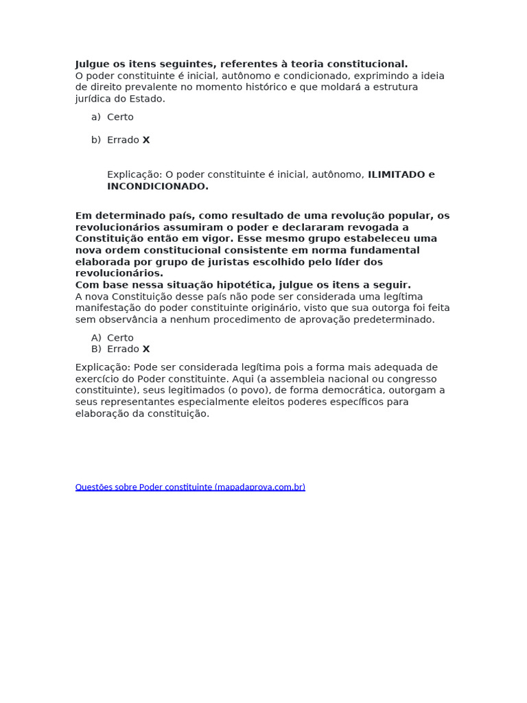 Poder Constituinte | PDF