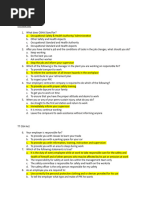 COSH Post Exam Revised | PDF | Occupational Safety And Health | Safety