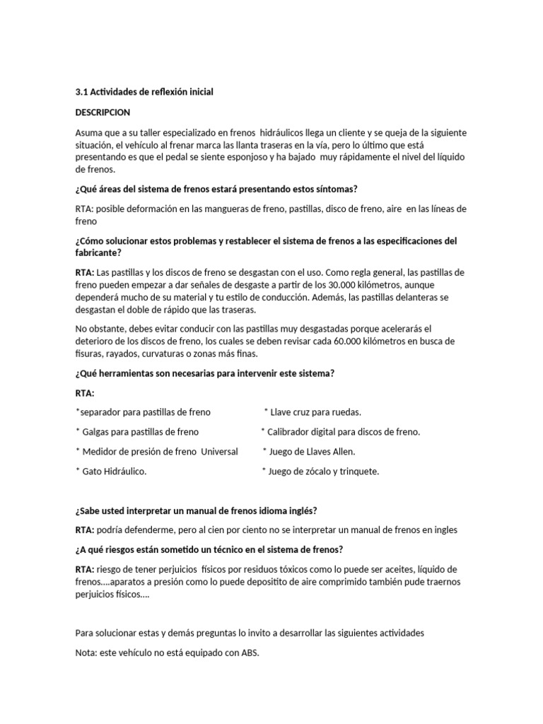 Actividad de Reflexion Inicial | PDF