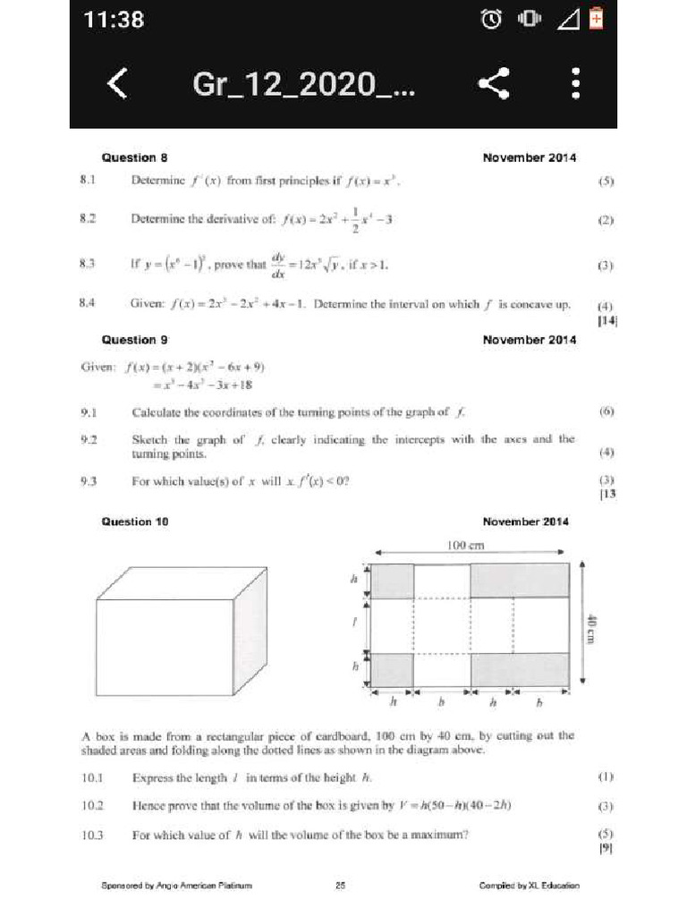 Calculus & Functions | PDF