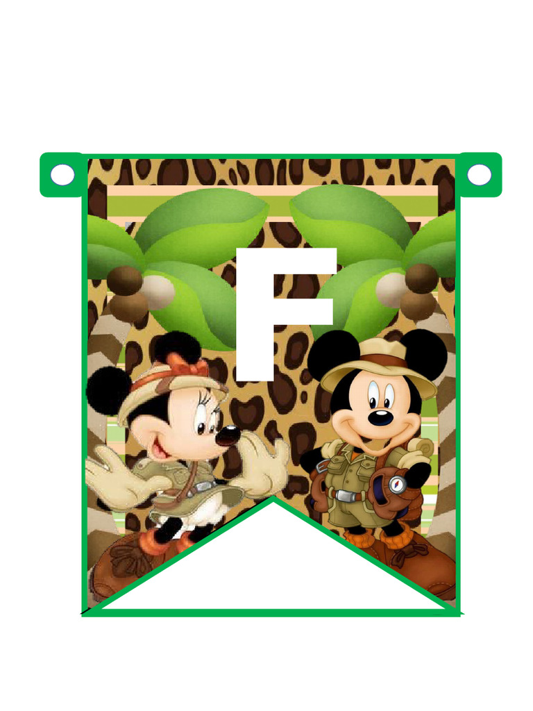 Banderin Feliz Cumpleaños Pdf