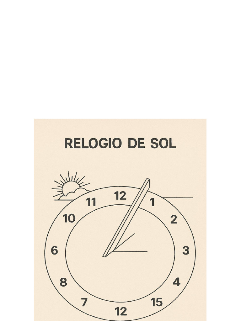Relogio de Sol Atividade Completa | PDF