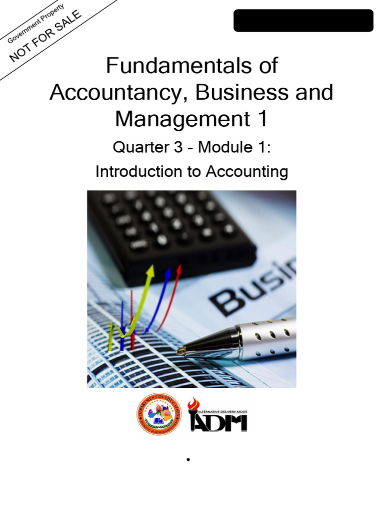 ABM 11 - FABM 1 - Q3 - W1 - Module 1-v2 | PDF | Accounting | Economies