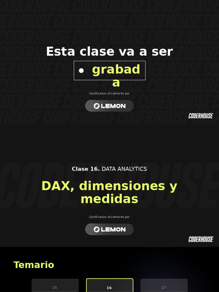 Clase 16 Funciones DAX Dimensiones y Medidas Emi | PDF | Microsoft Excel | Fórmula