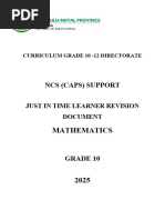 Grade 10 Term 4 2024 | PDF | Numbers | Mathematics