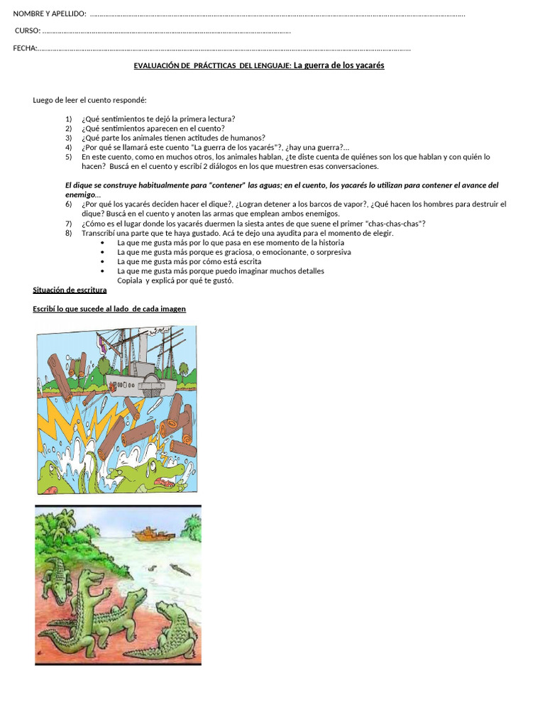 La guerra de los yacarés: análisis y reflexiones | PDF