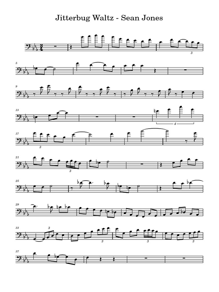 18. Jitterbug_Waltz_-_Sean_Jones | PDF