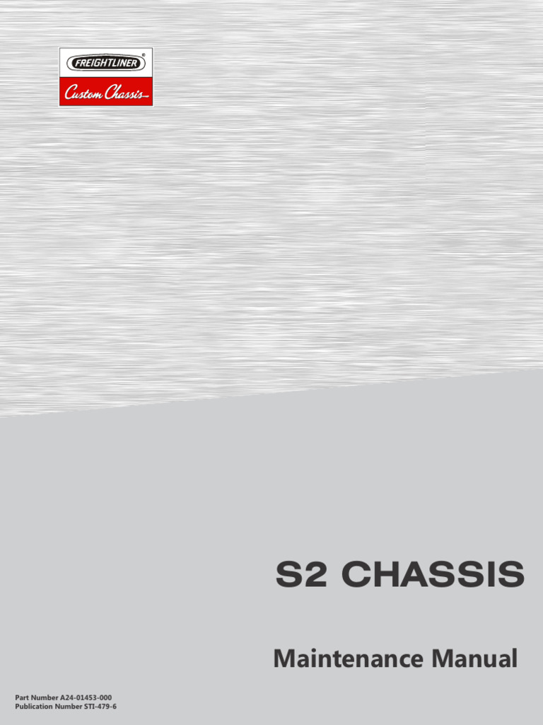 S2 Chassis Service & Maintenance Guide | PDF | Belt (Mechanical) | Brake