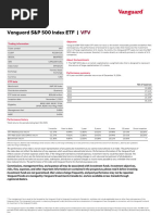 VOO-Vanguard S&P 500 ETF - Vanguard | PDF | Investment Fund | Exchange Traded Fund