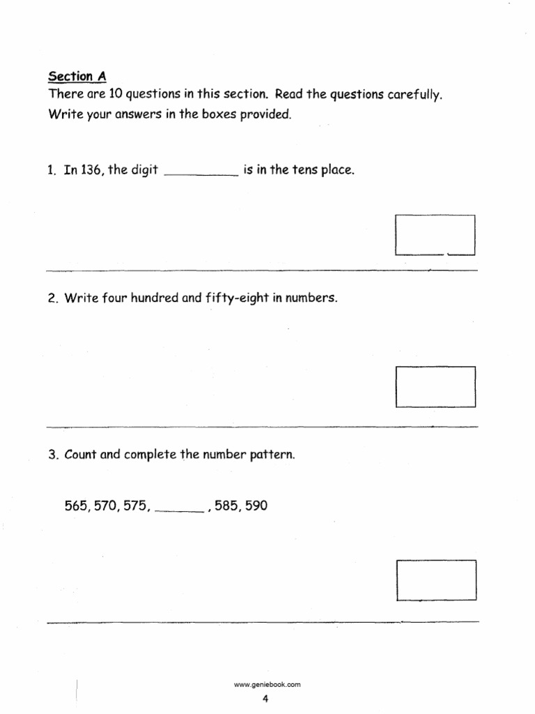 Primary 2 Maths 2021 Topical Revision 4 | PDF