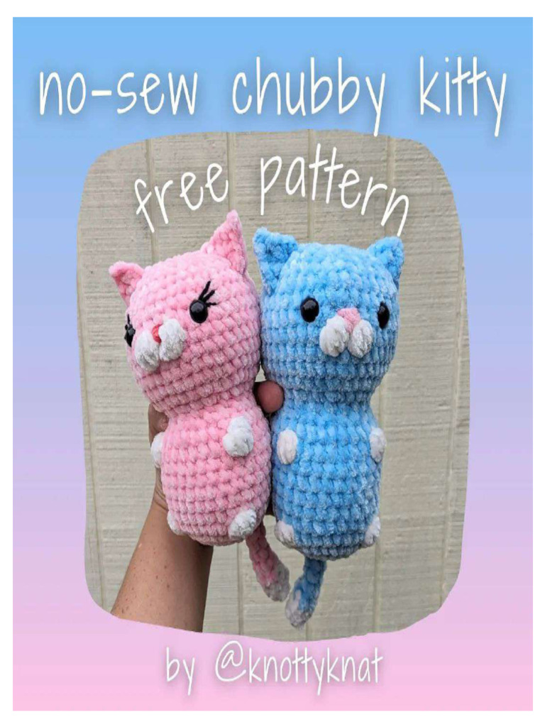 Chubby Kitty Crochet PDF Free Pattern 1 | PDF