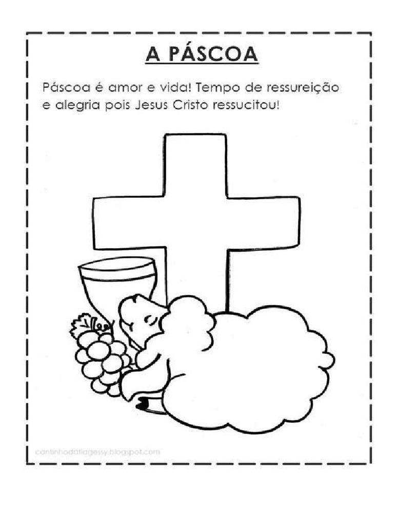 Desenhos Com Simbolos Da Pácoa | PDF