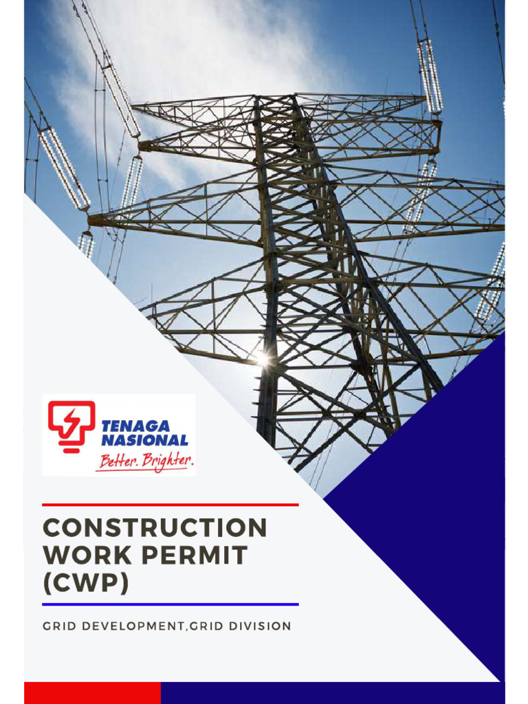 MH4 Construction Work Permit (CWP) Guideline | PDF