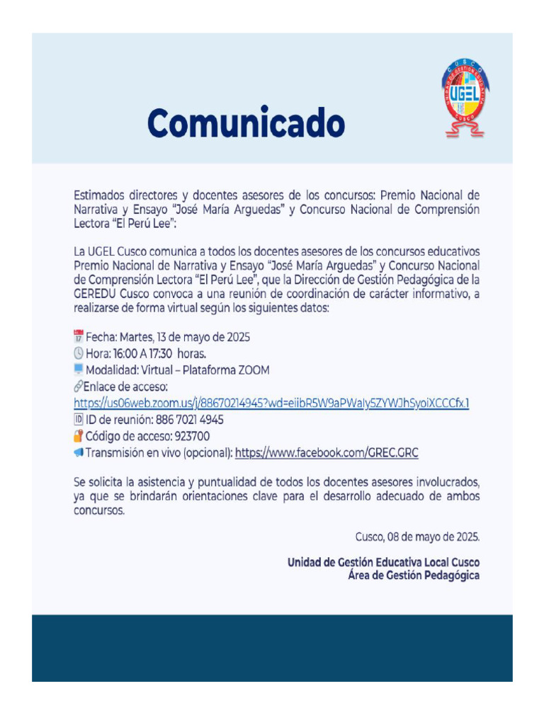 Comunicado | PDF