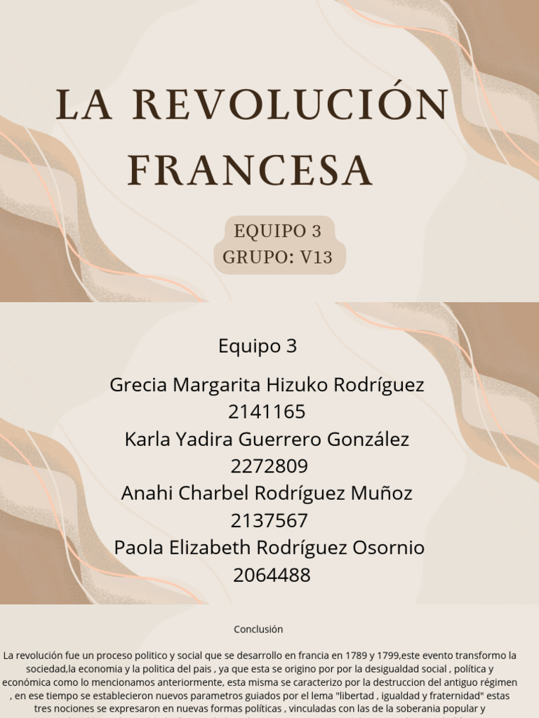 La Revolución Francesa EQUIPO 3 - 20250519 - 182434 - 0000 | PDF ...