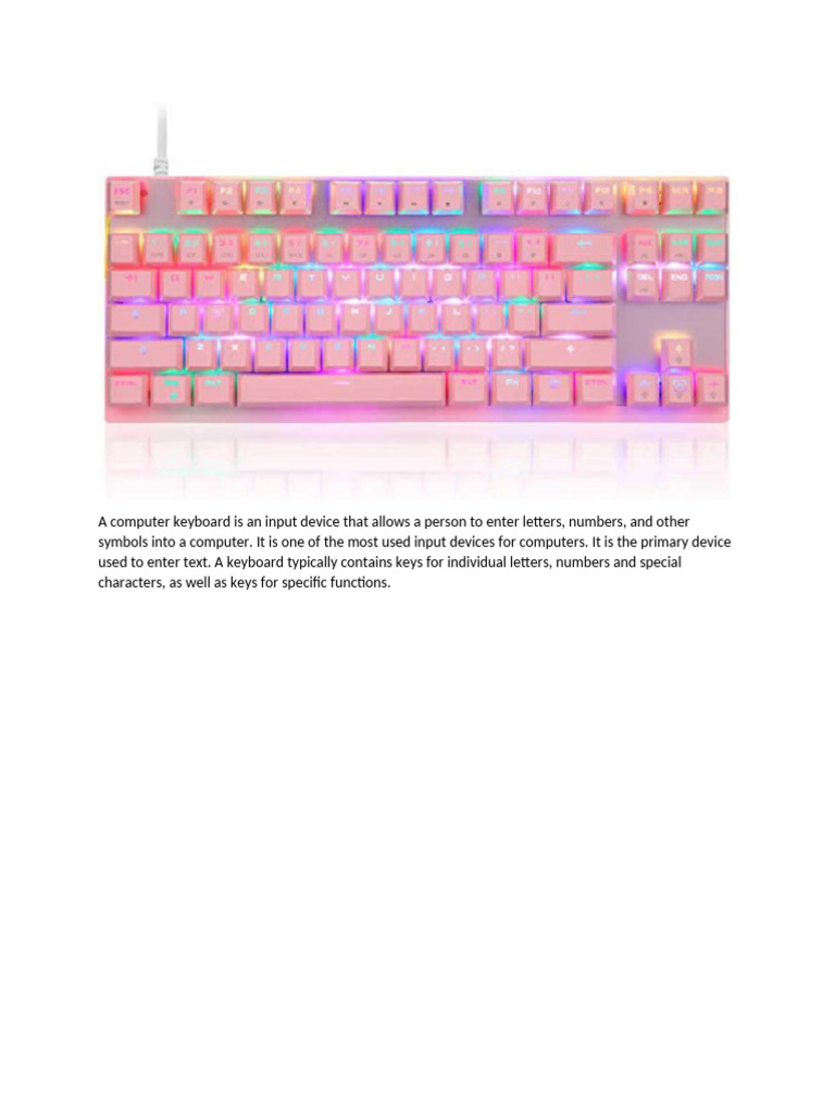 Understanding Computer Keyboards | PDF