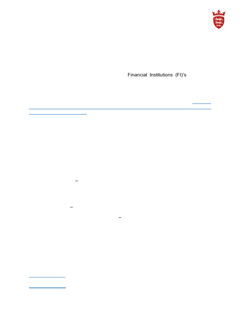 Jersey CRS Reporting Guidance 2025 | PDF | Xml Schema | Xml
