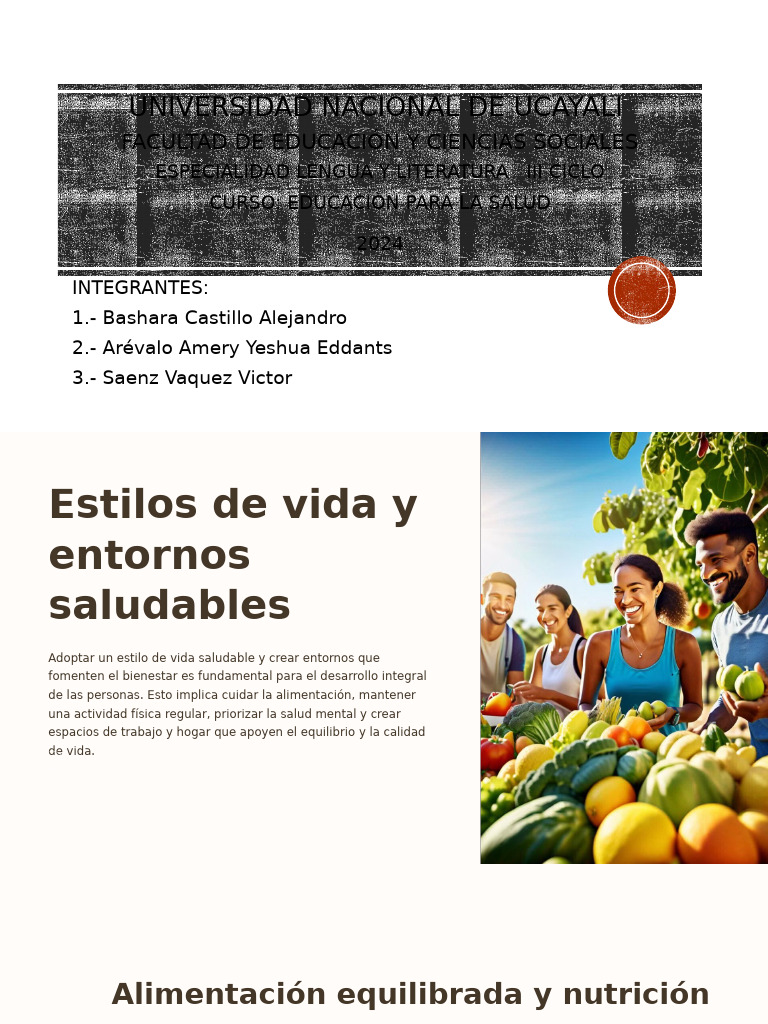 Estilos de Vida 2 | PDF | Alimentos | Nutrición
