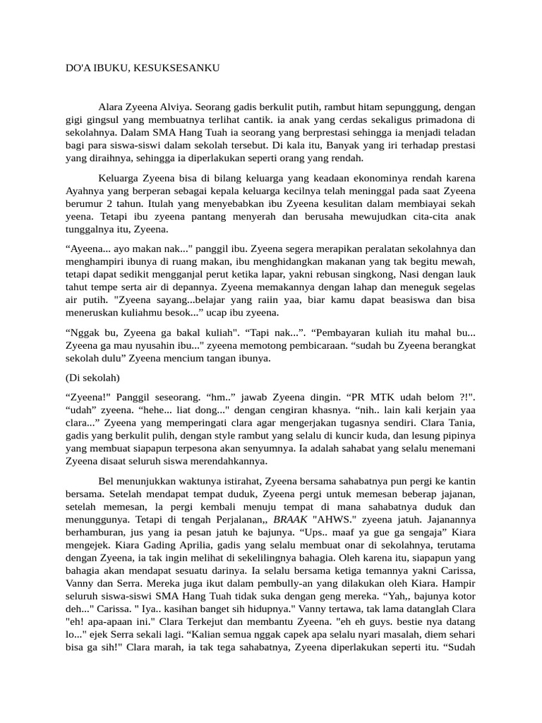 Doa Ibuku Kesuksesanku | PDF