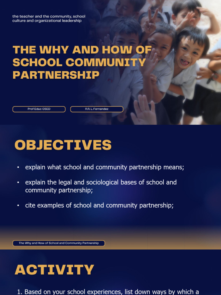 School-Community Partnership Insights | PDF | Schools | Education Theory