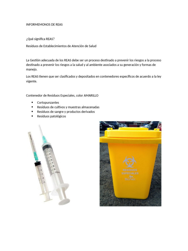 Informemonos de Reas | PDF