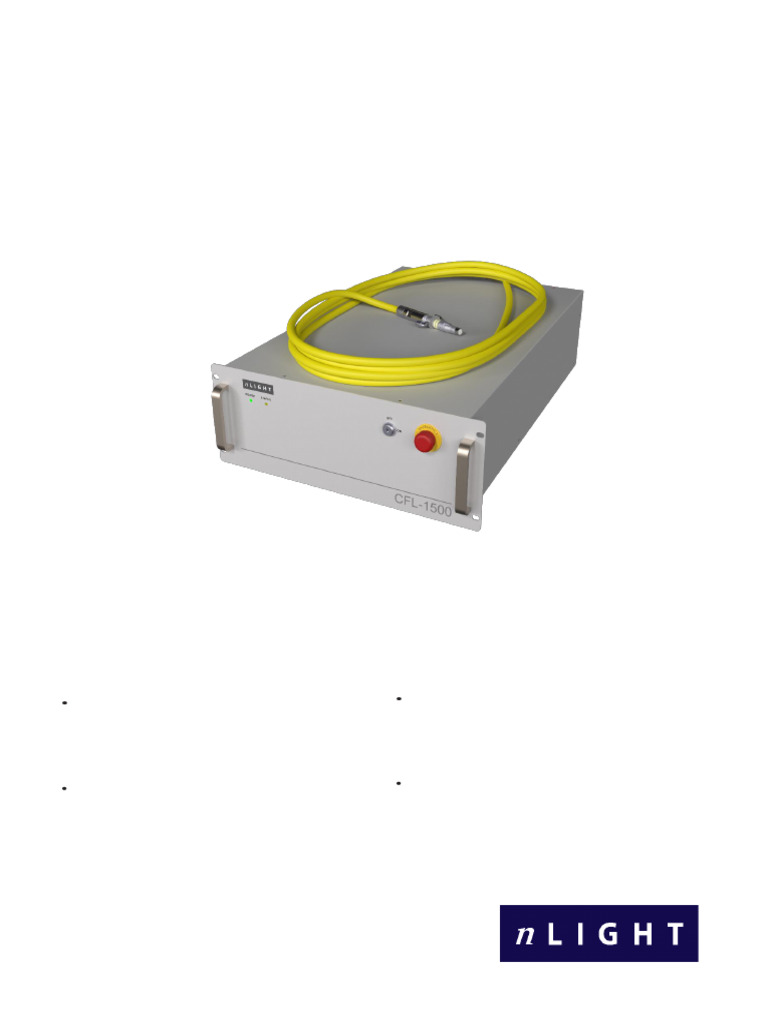 nLIGHT+Rackmount+Series+Multimode | PDF | Laser | Optical Fiber