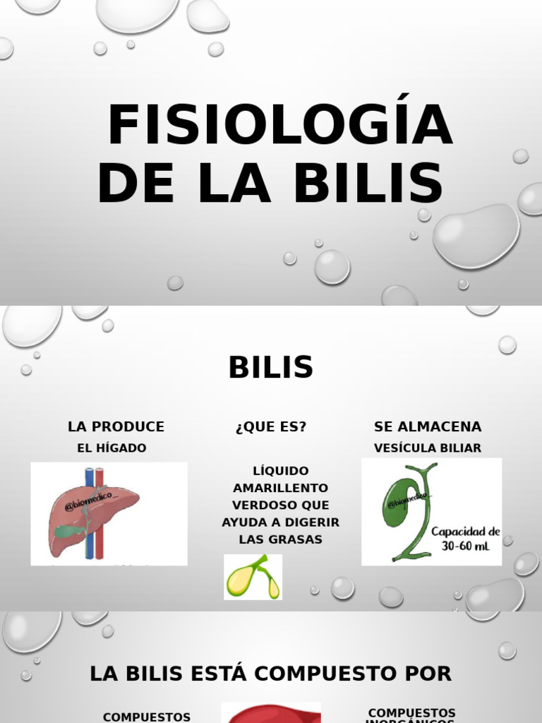 Fisiológia de la bilis^J secreción intestinal^Jfisiologia hepática | PDF