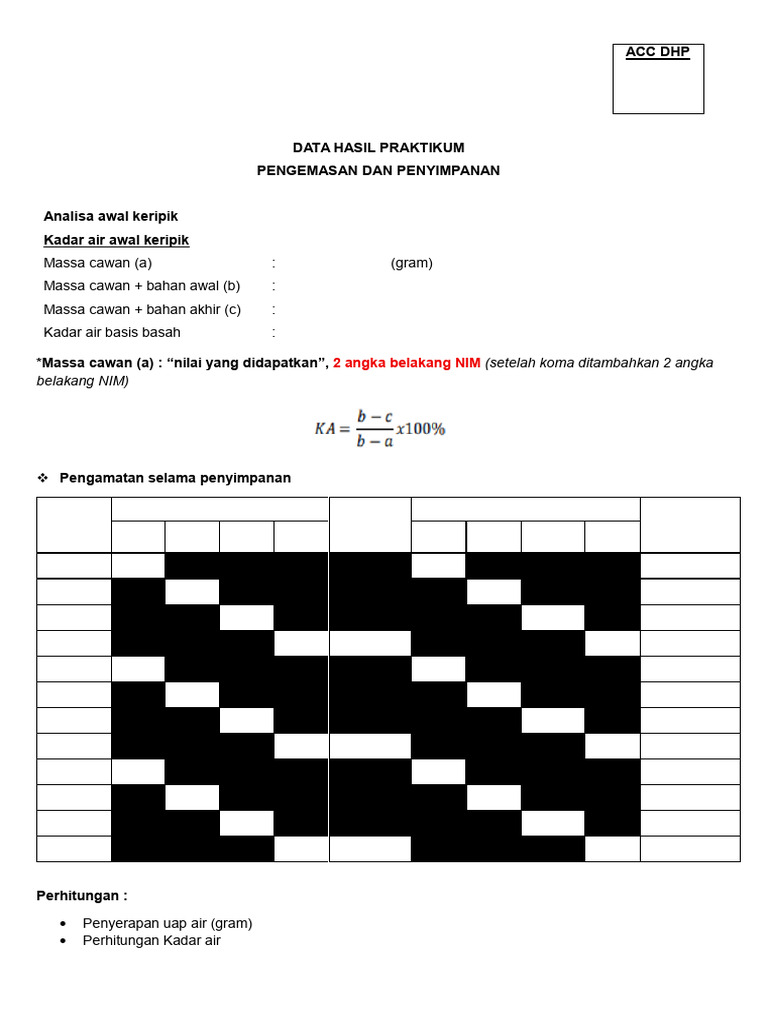 DHP PENGEMASAN (terbaru)[1] | PDF