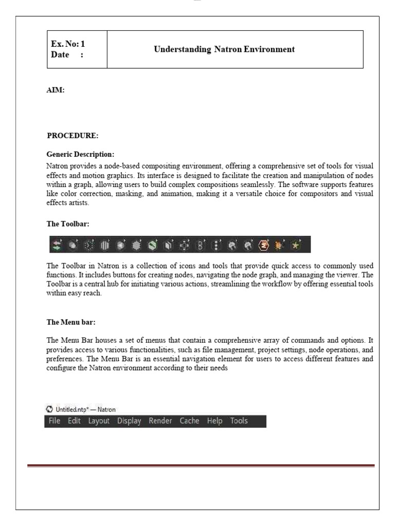 VFX Mannual | PDF | 3 D Computer Graphics | Menu (Computing)