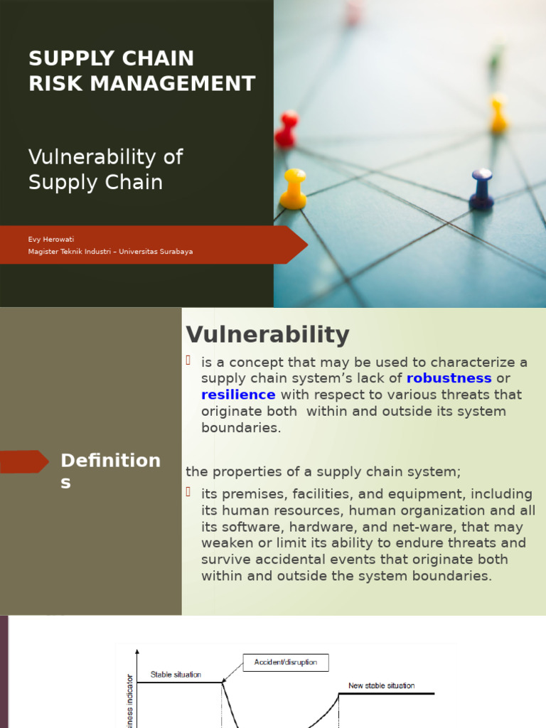 Supply Chain Vulnerability | PDF | Supply Chain Management | Risk