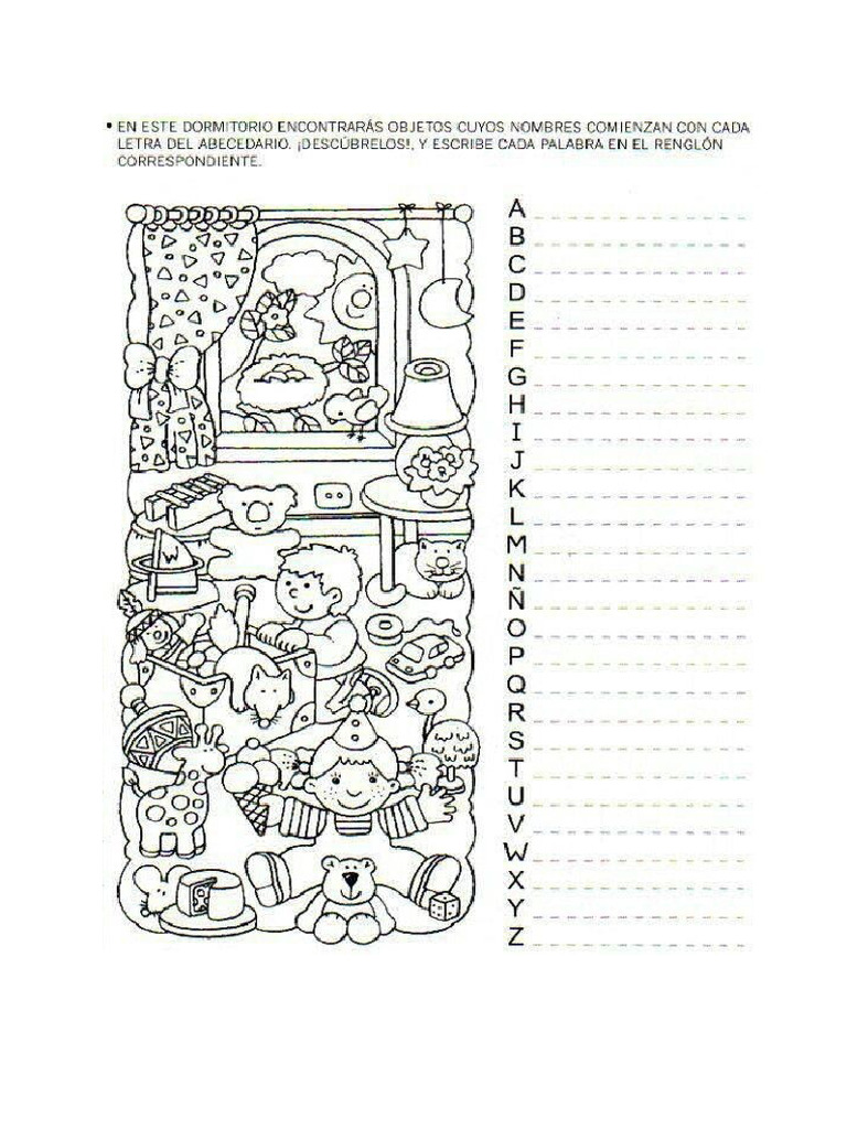 Actividades Con El Abecedario | PDF