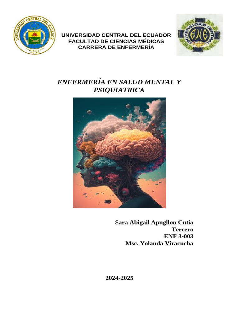 Carátula de Psiquiatría ENF 3-003 | PDF