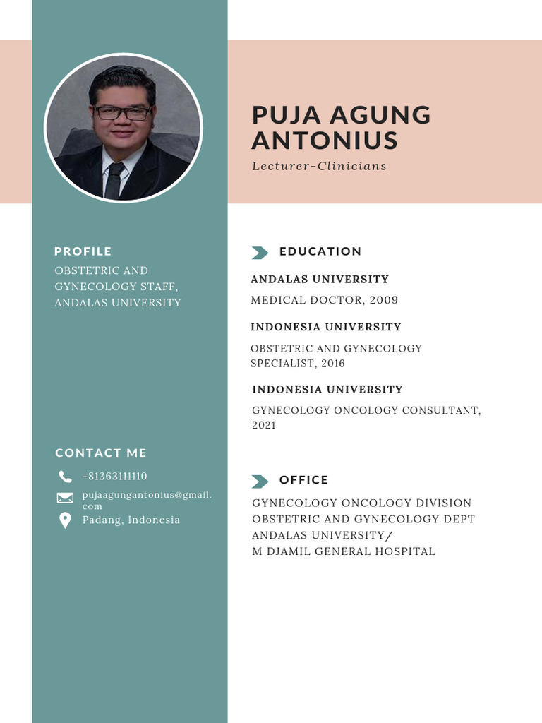CV Moderator (Dr. Agung, SP - OG) | PDF