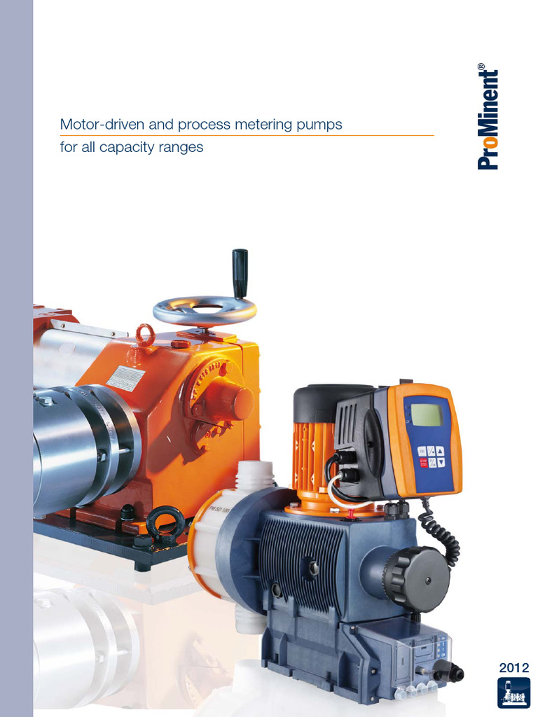 Motor Driven Pumps Process Pumps ProMinent Product Catalogue 2012 ...