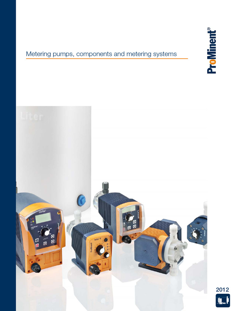 Metering Pumps Components Metering Systems ProMinent Product Catalogue ...