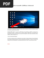 Elementos Basicos de Word | PDF | Windows 10 | Microsoft Word