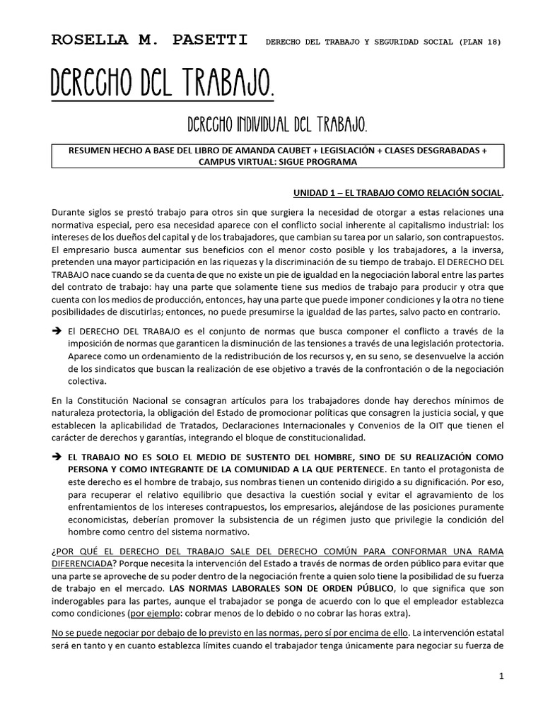 Laboral - Mesa Libre (Solo Laboral) | PDF | Derecho laboral | Feudalismo