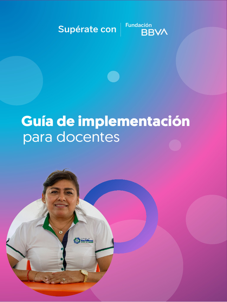 Guía de Implementación para Docentes Supérate BBVA | PDF | Maestros ...