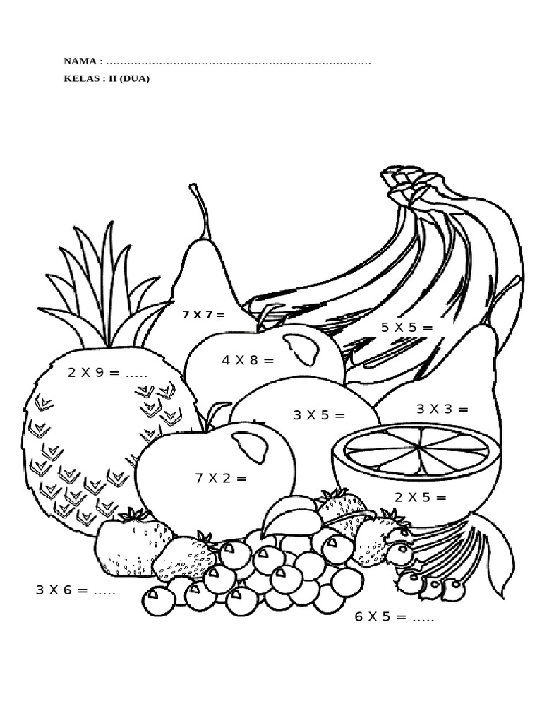 Mewarnai Perkalian | PDF