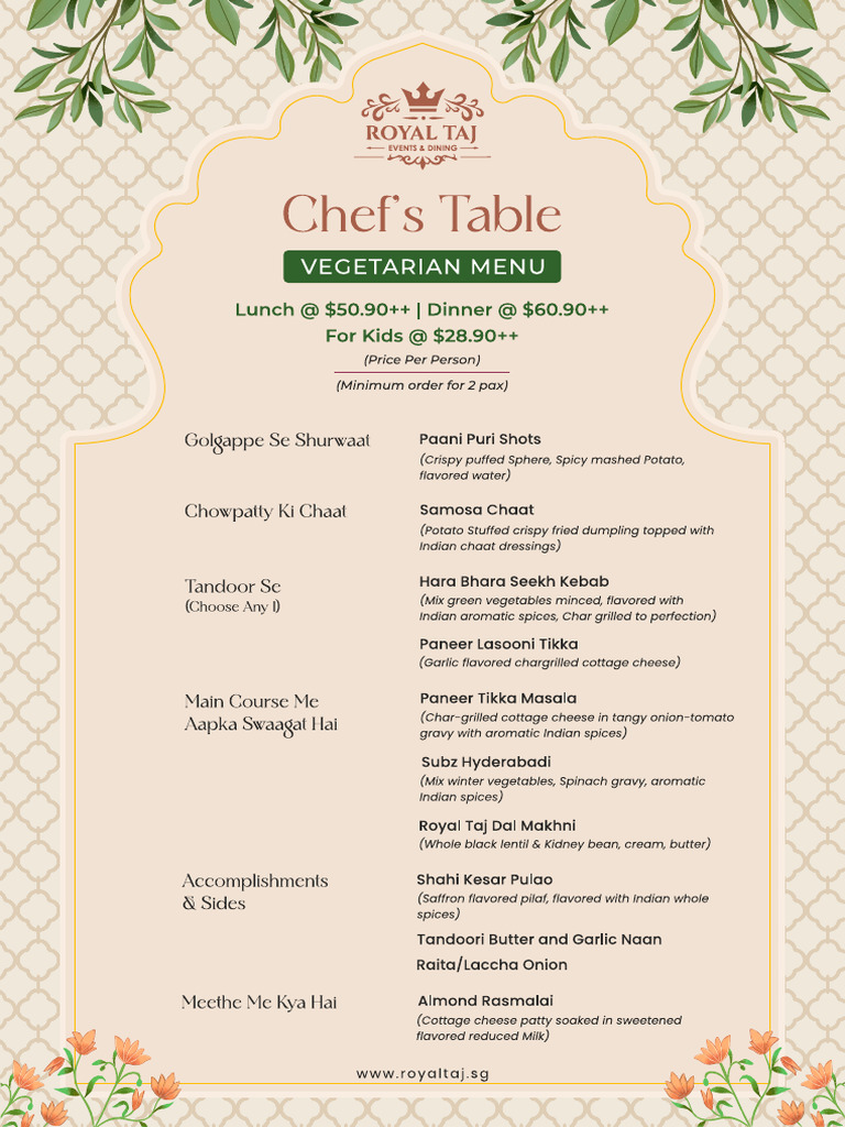 Set Meal Menu '25 | PDF