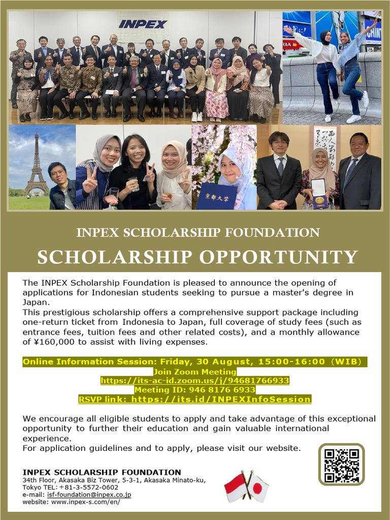INPEX Scholarship Foundation Rev | PDF