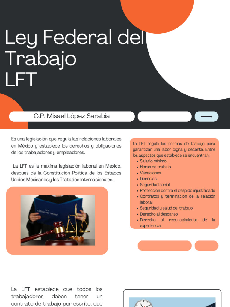 Ley Federal del Trabajo en México | PDF | Derecho laboral | Salario