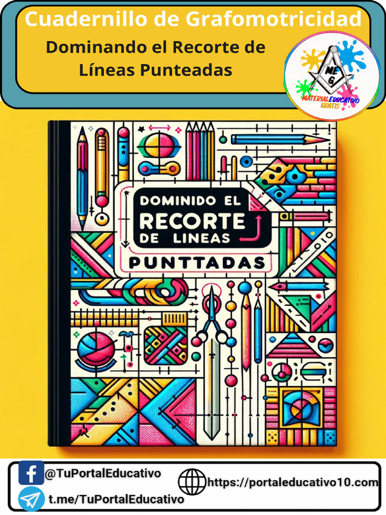 Grafomotricidad Dominando El Recorte de Líneas Punteadas ...