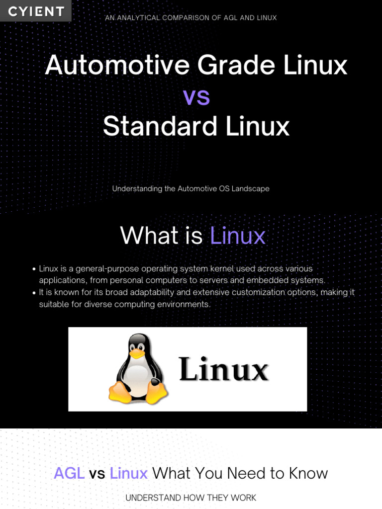 An Analytical Comparison of AGL and Linux | PDF | Linux | Operating System