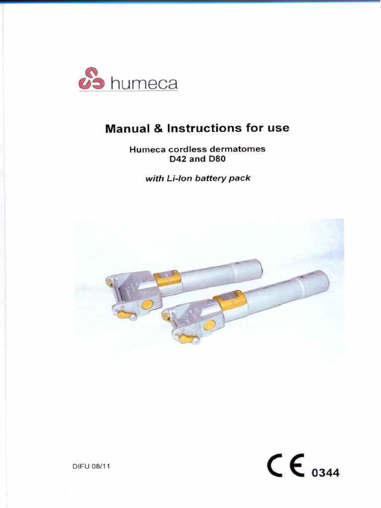 Dermatome Manual | PDF