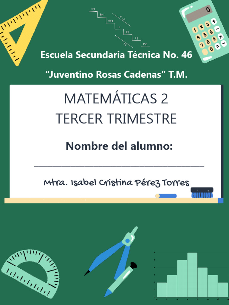 Matem-ticas 2 Tercer Trimestre | PDF | Reciclaje | Residuos