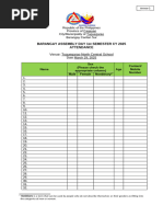Barangay Certificate of Residency Template | PDF