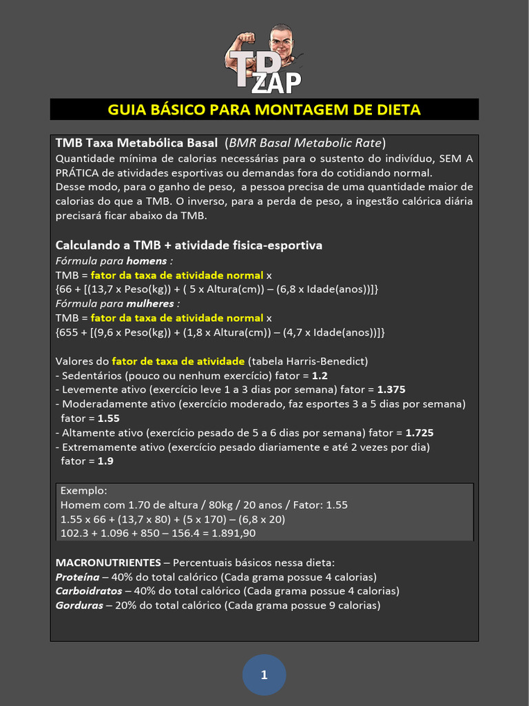 Guia BASICO de DIETAS | PDF