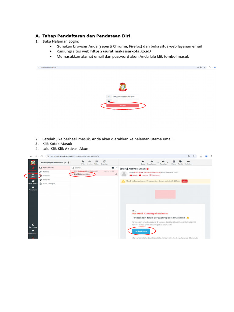 Panduan Permohonan Penerbitan TTE | PDF